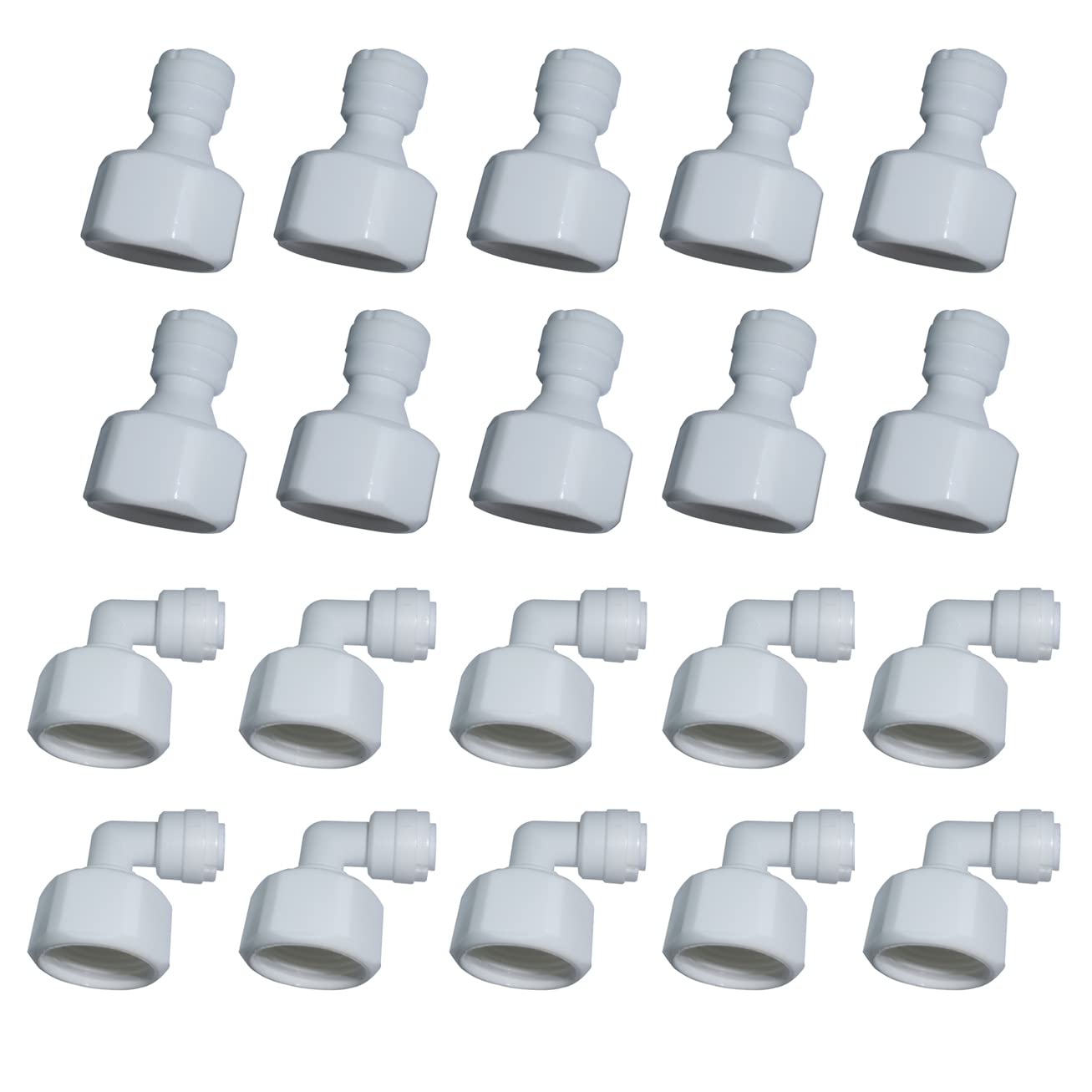 Amazon.com: MALIDA Quick Connector Female Thread Adapter Elbow and ...