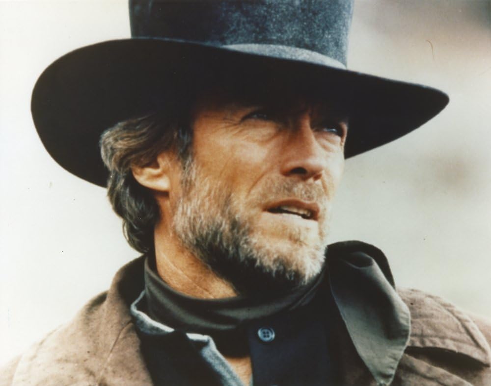 Amazon.com: Clint Eastwood wearing Hat Close Up Portrait with Beard ...