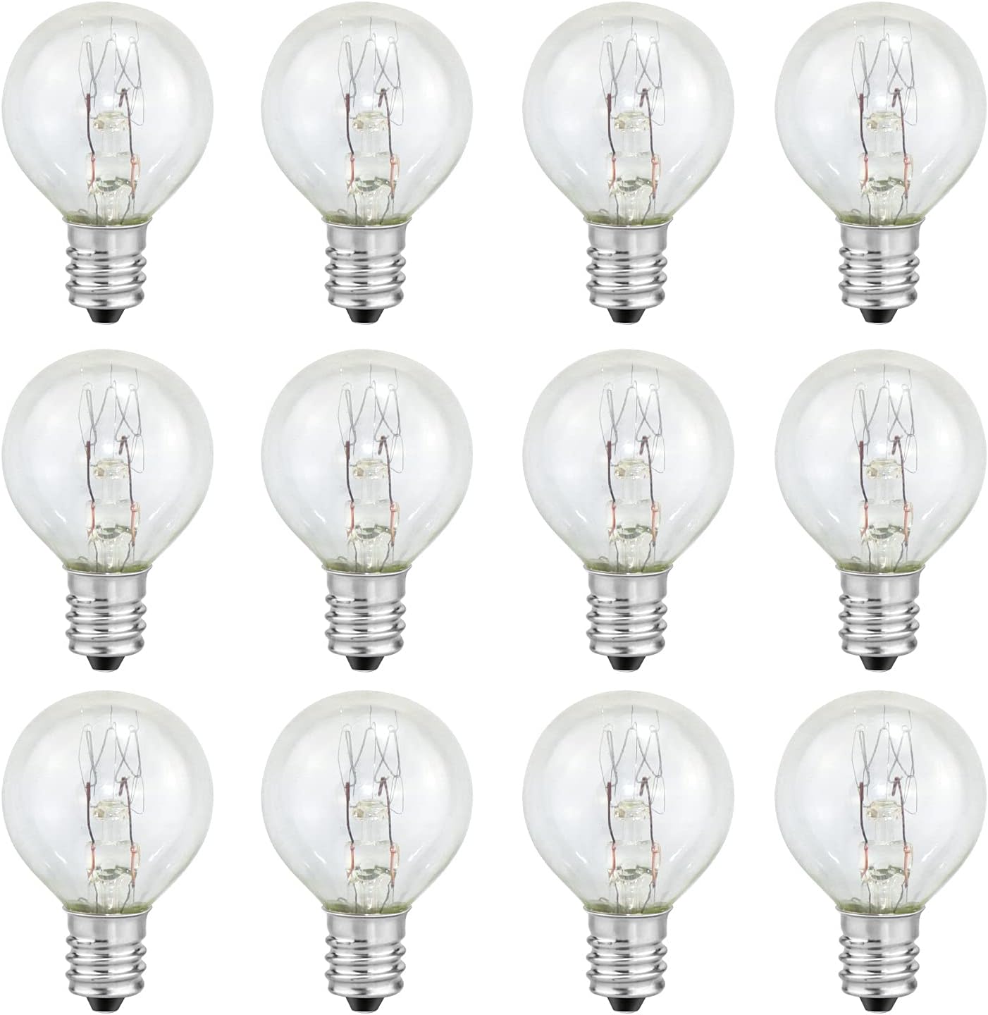 ETwinCoo Wax Warmer Bulbs, Custom Fit G30 25 Watt Bulbs for Middle Size ...