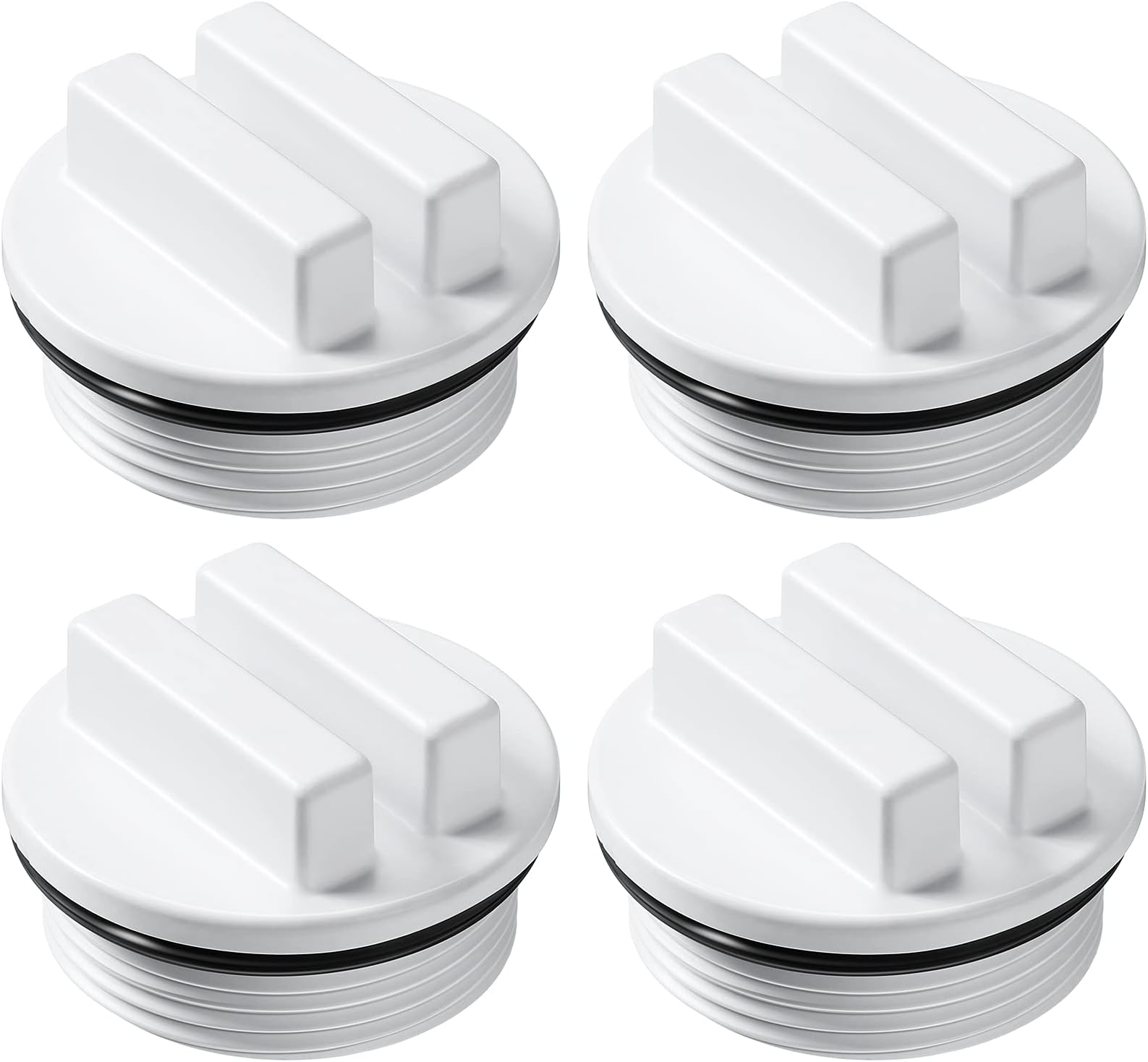 Amazon.com: Mudder 4 Pieces 1.5 Inch Pool Plug Threaded Return Line ...