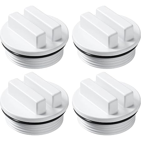 Amazon.com: Mudder 4 Pieces 1.5 Inch Pool Plug Threaded Return Line ...