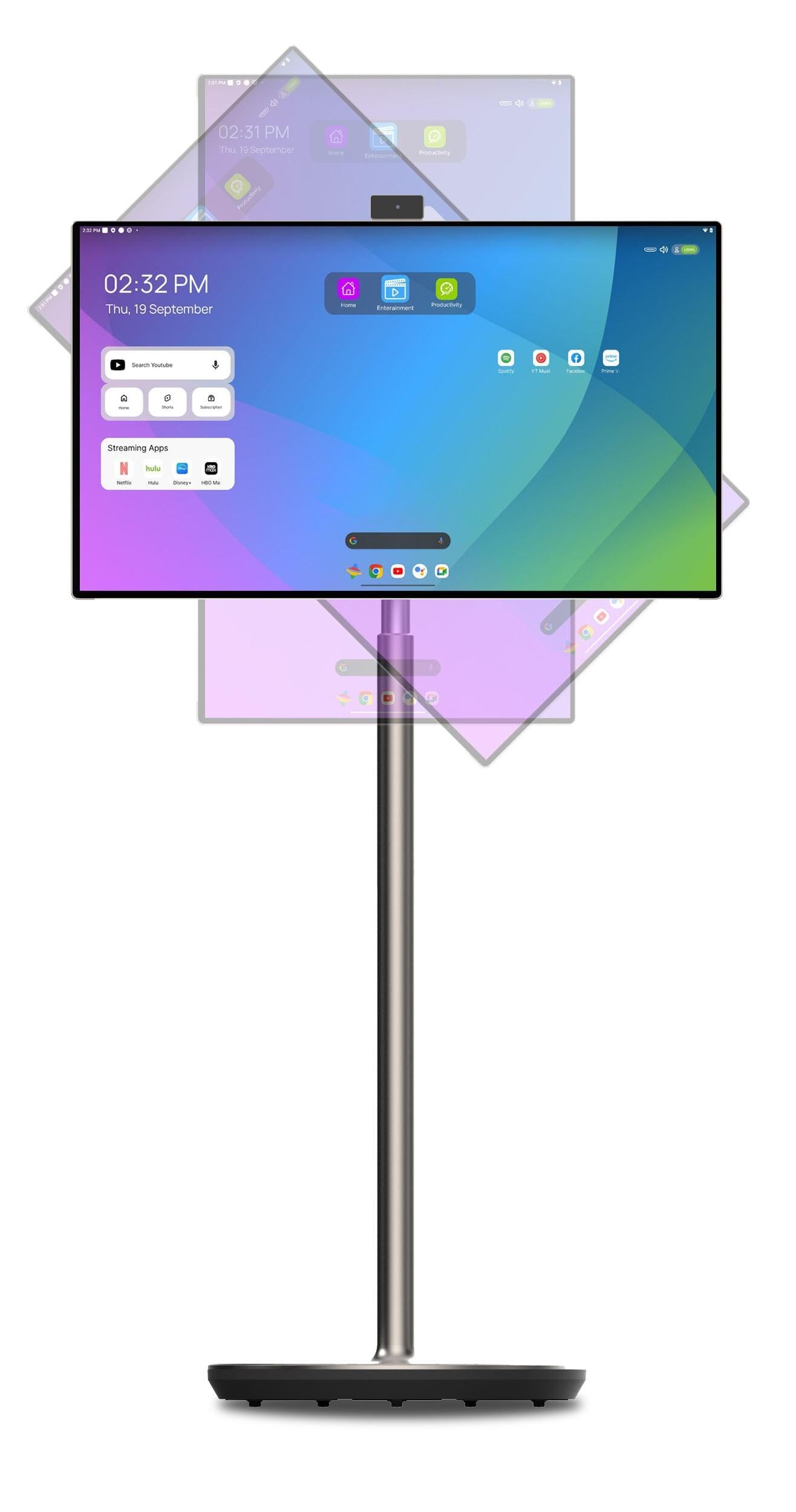 Amazon.com: OneScreen Wandr 32” Portable Touch Screen Tablet, Portable smart TV with Android 13 ...