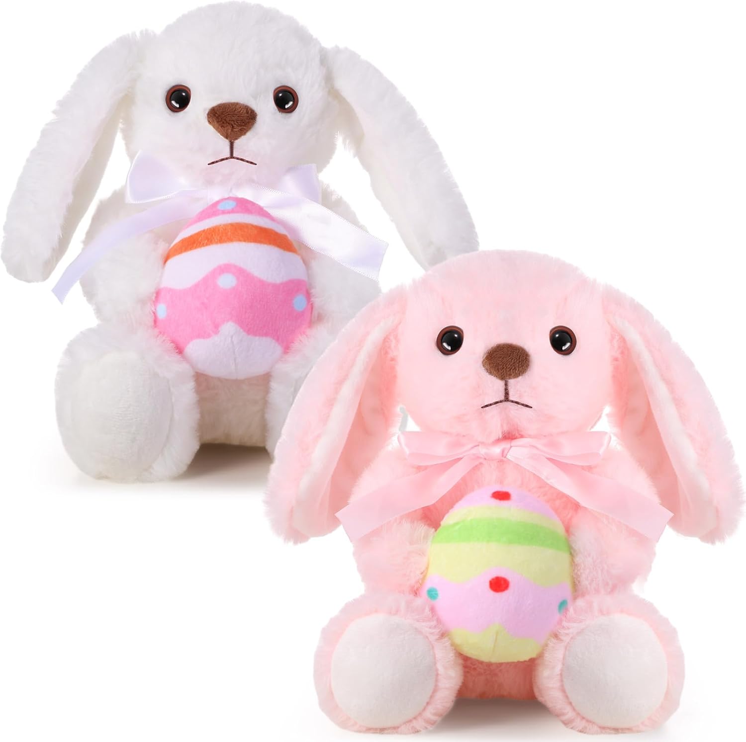 Amazon.com: Simgoing Easter Bunny Stuffed Animal Cute Plush Rabbit ...
