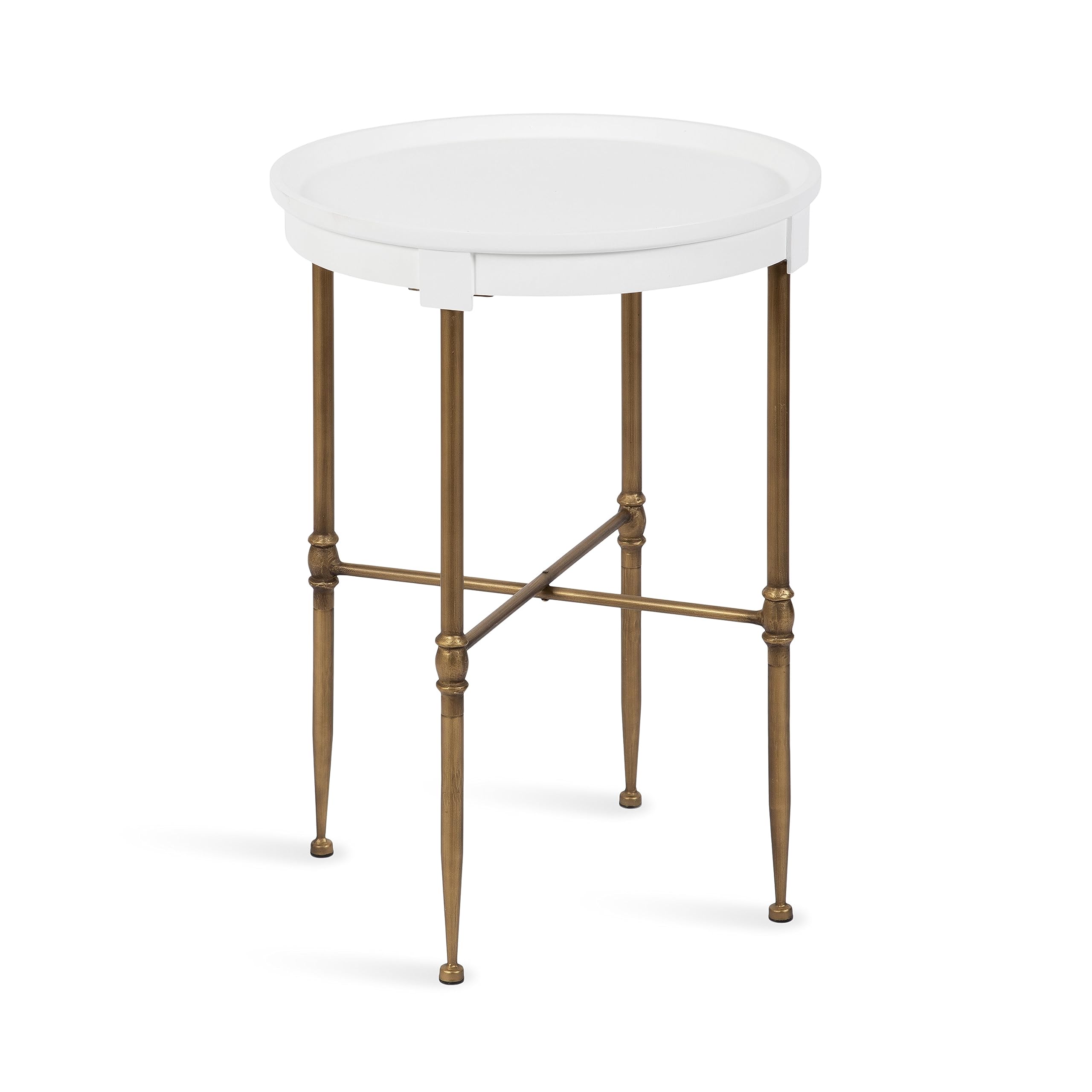 Amazon.com: Kate and Laurel Valdi Modern Round Side Table, 19 x 26 ...