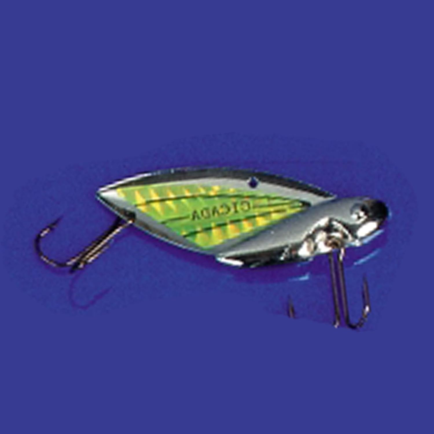 Amazon.com : Reef Runner Cicada Lure, 1/4-Ounce, Silver/Chartreuse ...