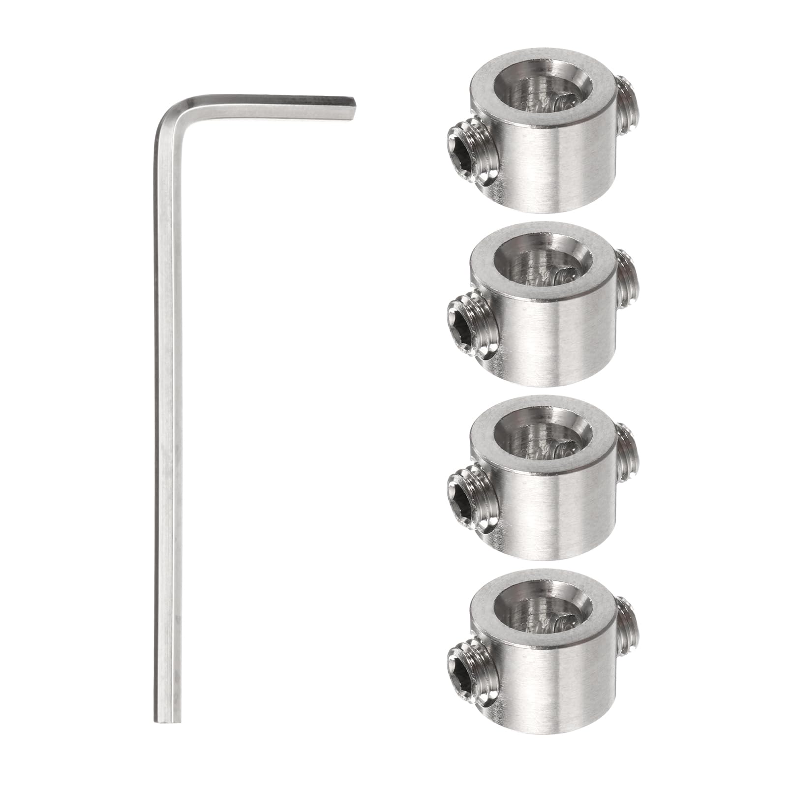 sourcing map 4pcs 6mm Drill Stop Collar Set Depth Stop, Adjustable ...