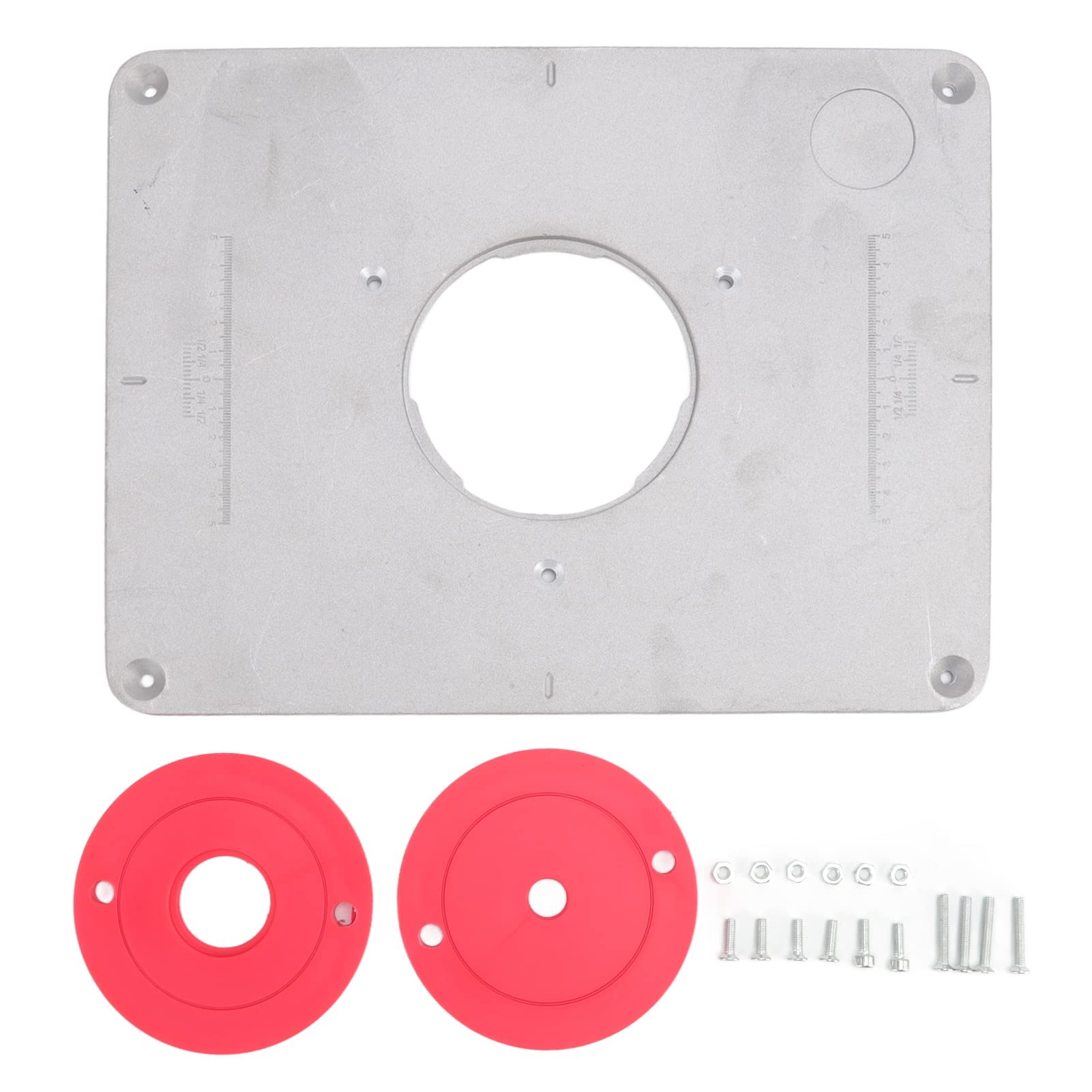 Amazon.com: Router Table Insert Plate, Aluminum Router Insert Plate ...