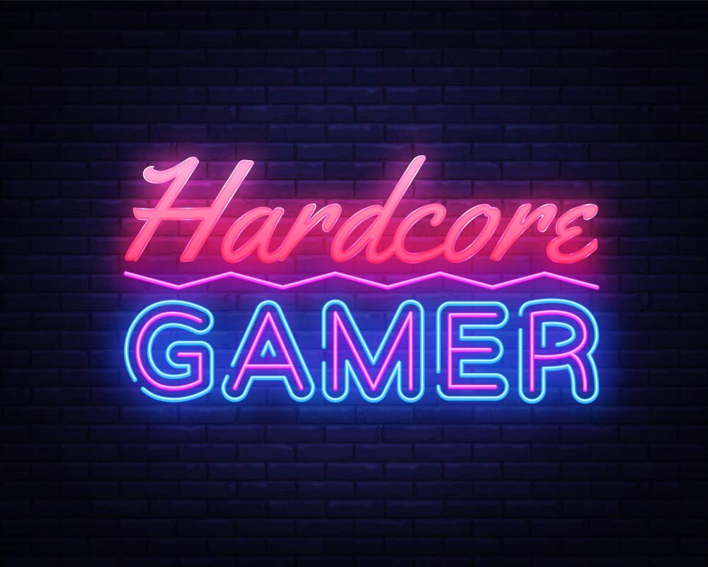 Buy Hardcore Gamer Sticker|Inspirational |Motivational | About Life ...
