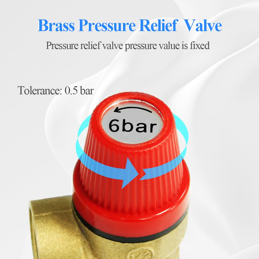 Snapklik.com : WiseWater 1/2" Pressure Relief Valve, Set Pressure ...