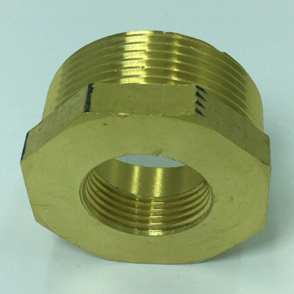 Amazon.com: Pipe Fittings DN40 Male to DN20 Female Full Brass Thread ...
