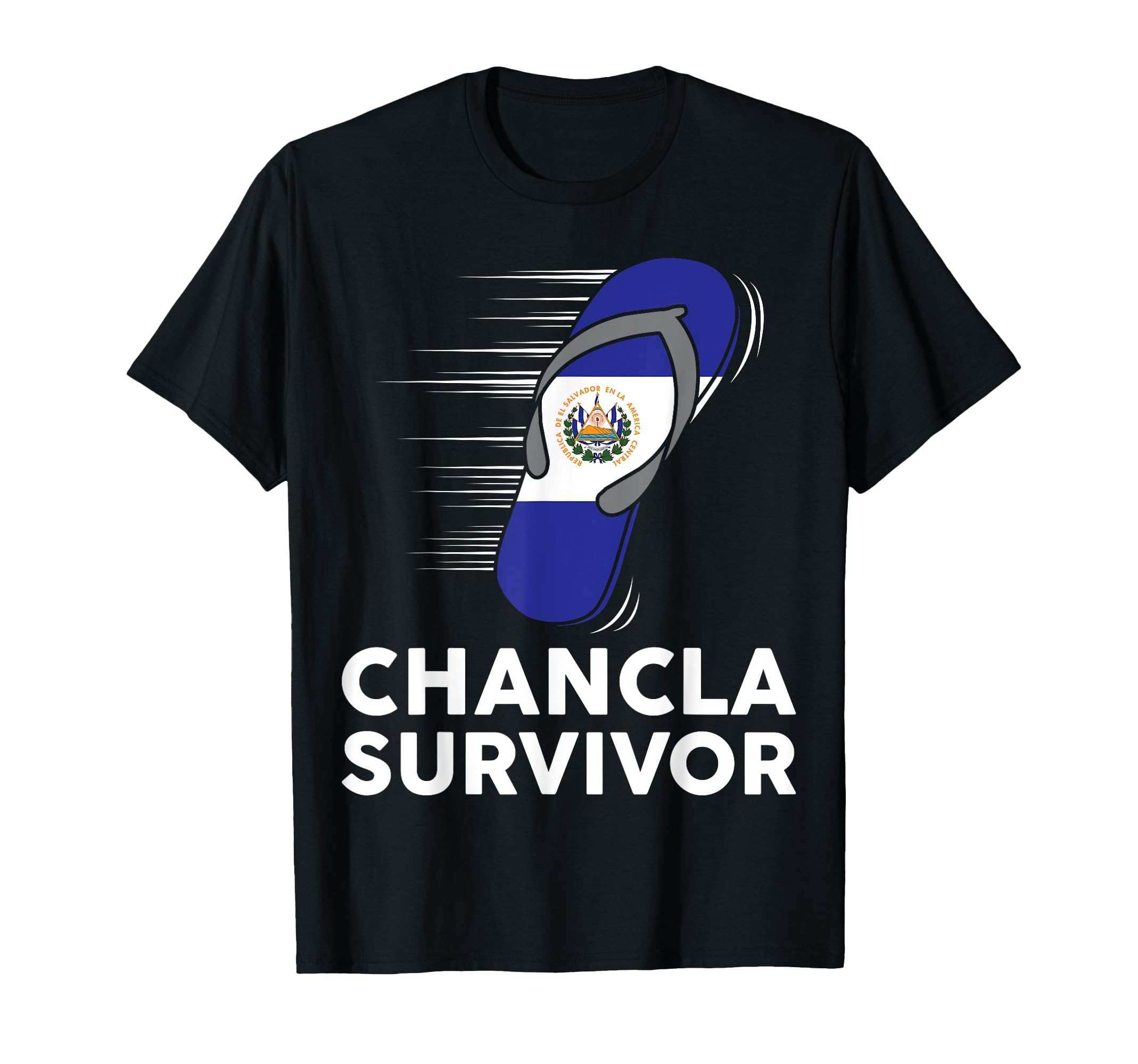 Amazon.com: Chancla Survivor El Salvador Funny Salvadoran Flag Spanish ...