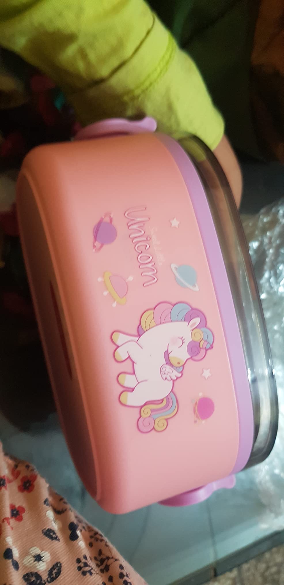 Spanker Unicorn Lunch Box Thermal Stainless Steel 1000 ML Insulation Brunch Munch Box Tableware ...