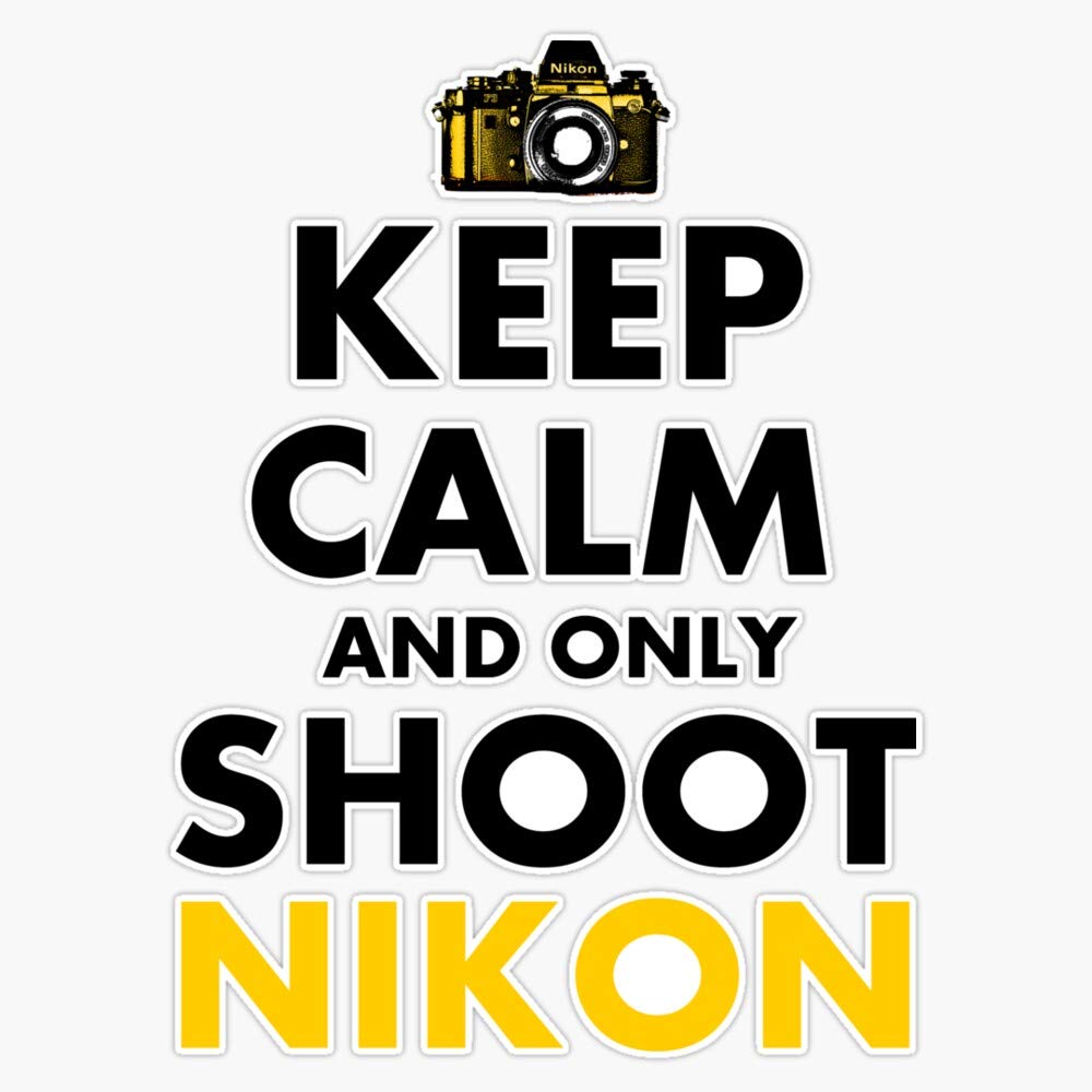Amazon.com - Keep Calm and Only Shoot Nikon Sticker Decal Vinyl Bumper ...