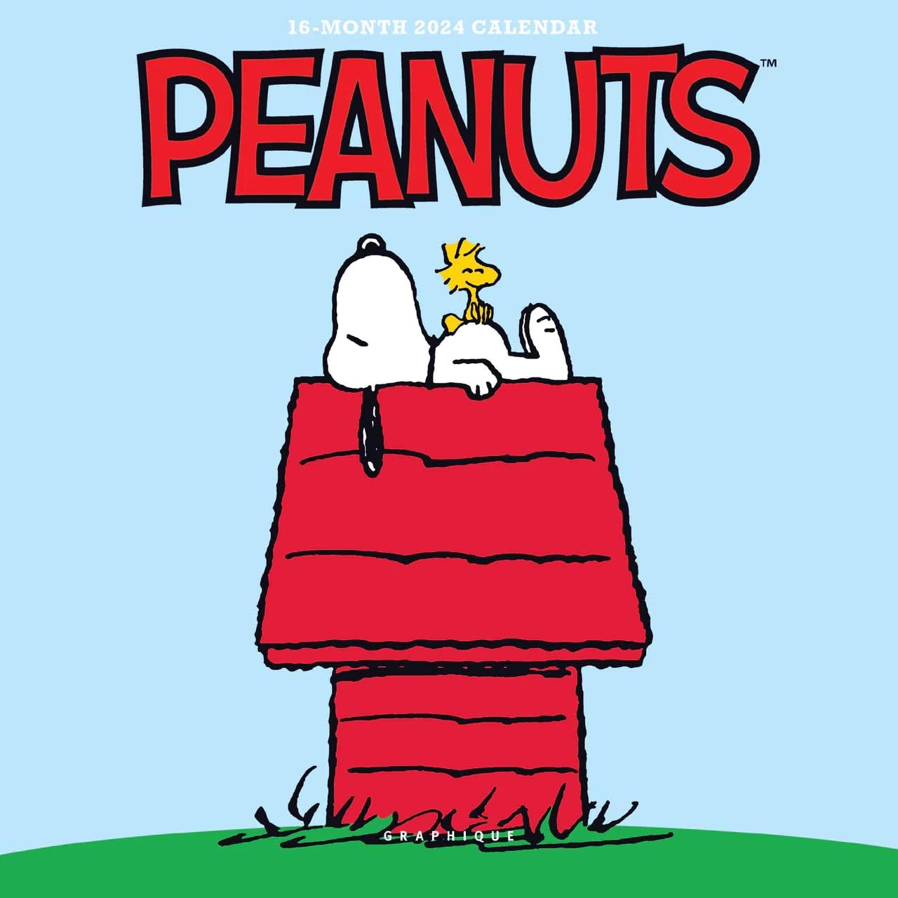 Amazon.com: Graphique 2024 Peanuts Mini Wall Calendar | 7” x 7” | Thick ...