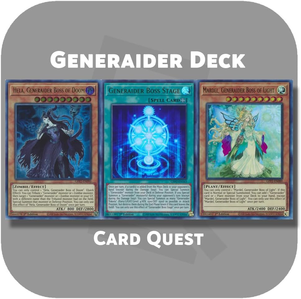 Amazon.com: Complete Custom Deck for Yu-Gi-Oh! - Generaider Xyz Deck ...