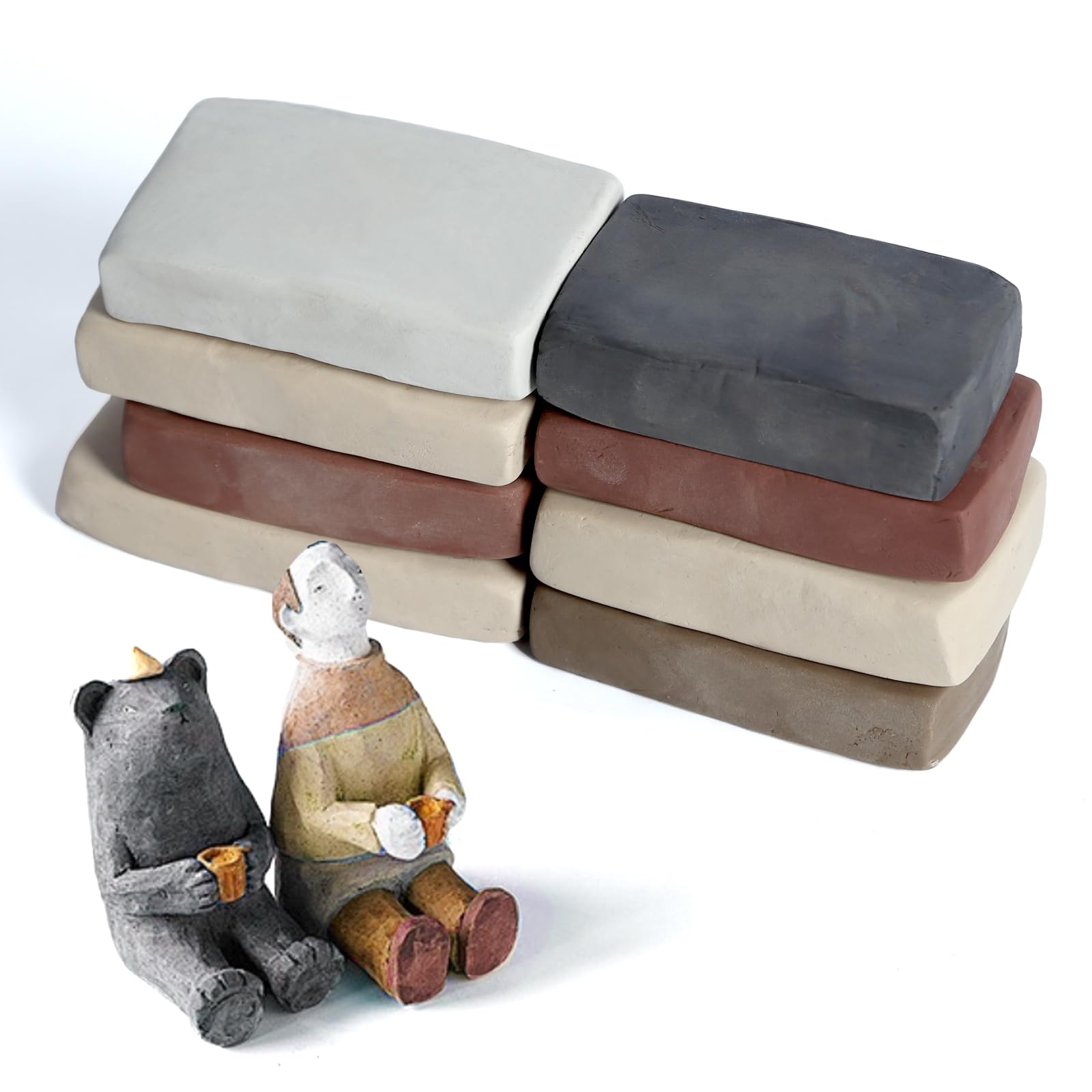 Amazon.com: Natural Air Dry Clay, Modeling Clay, Pottery Clay, Low Fire ...