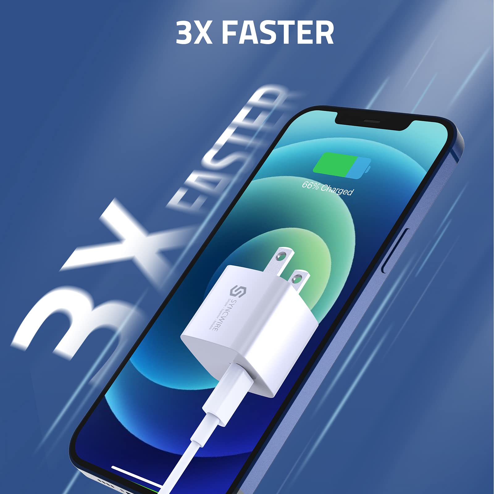 Buy Syncwire 20W USB C Charger, Ultra Compact PD 3.0 Fast Charger Block ...