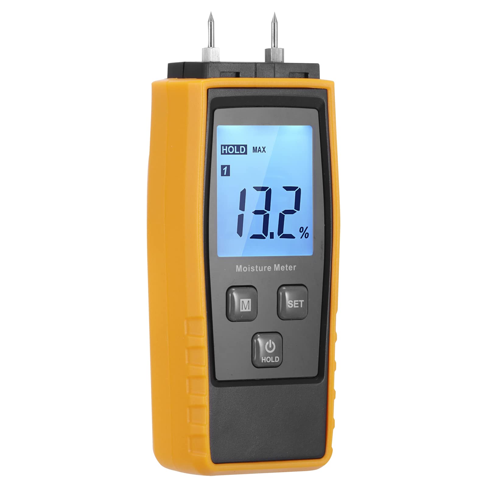 Buy Digital Moisture Meter,Pin-Type Water Leak Detector Damp Tester ...