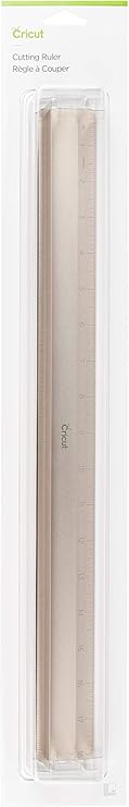 Amazon.com: Cricut Metal Ruler - Safety Cutting Ruler for Use with ...