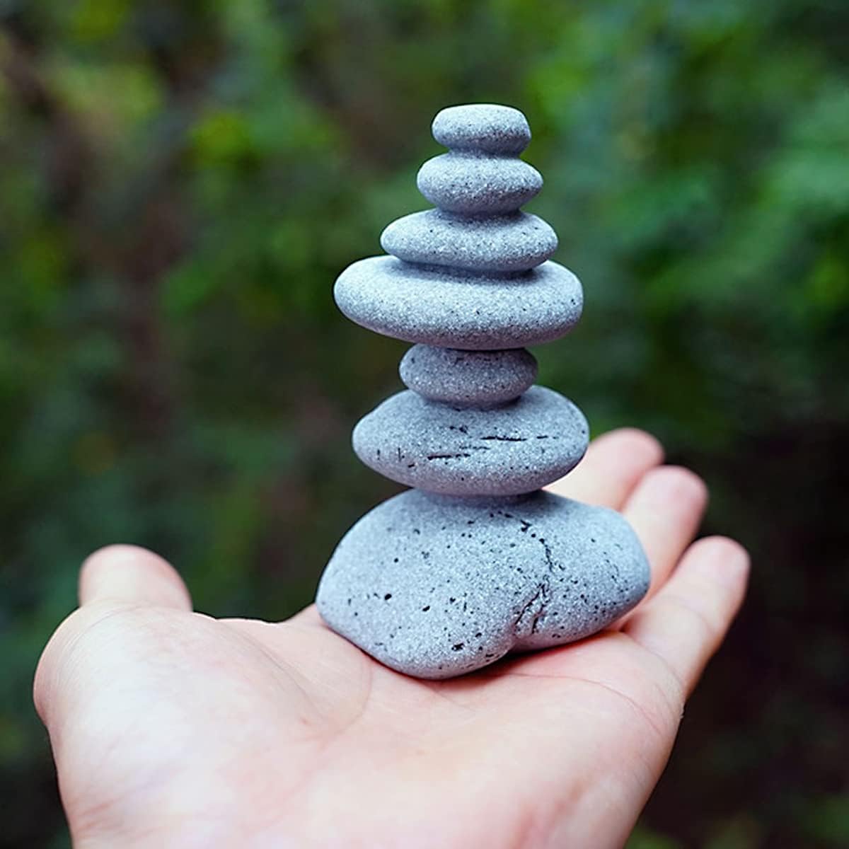Amazon.com : Medium Giant Rock Cairn 22" Inspirational Zen Garden Pile ...