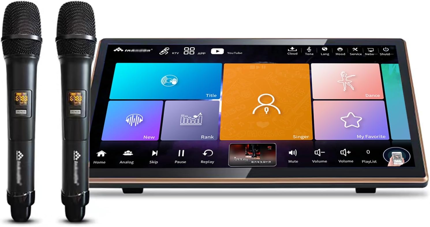 Amazon.com: 3TB HDD 19'' Desktop TSR Touch Screen Karaoke Machine ...