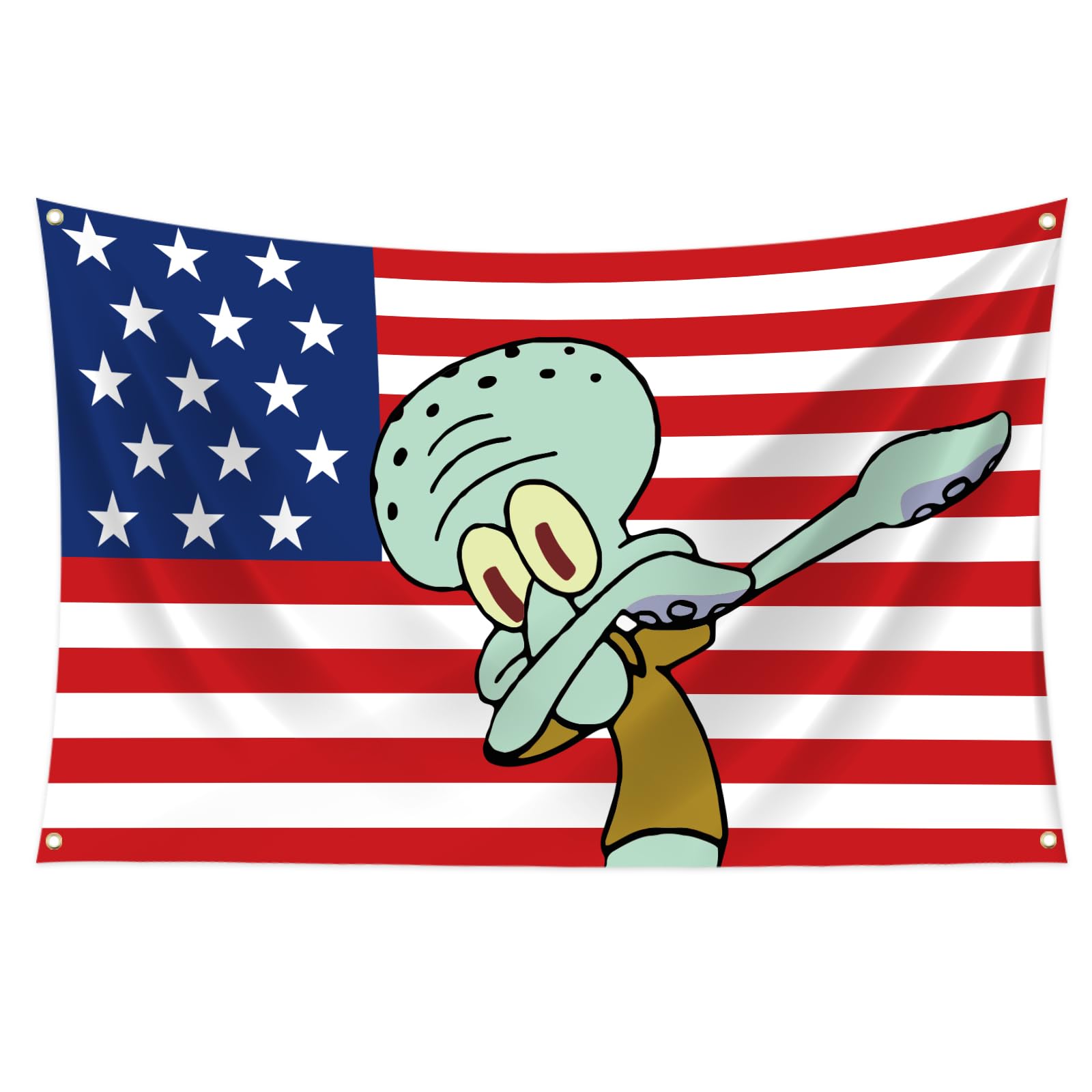 Spongebob American Flag