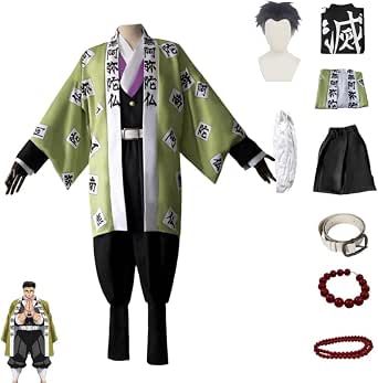 Amazon.com: Bokerom Anime Himejima Gyomei Cosplay Costume Halloween ...