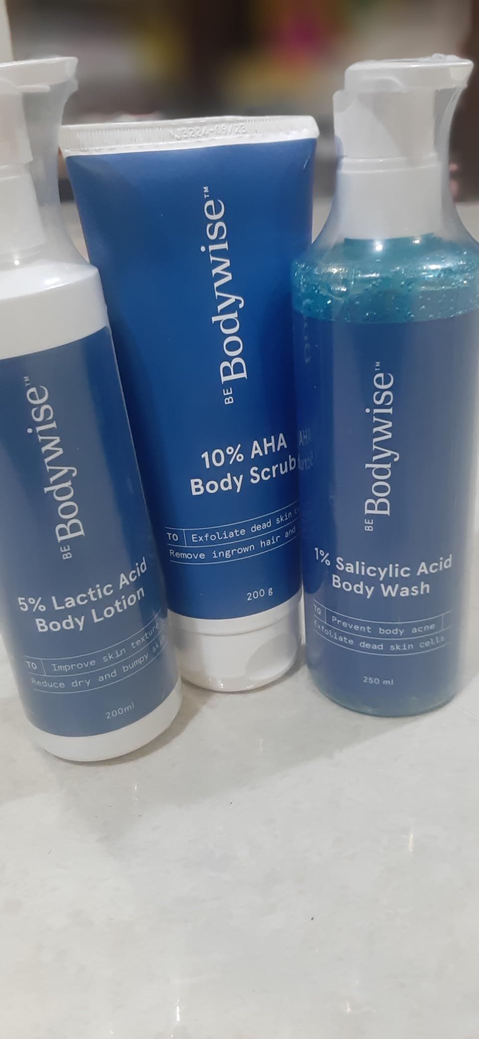 Buy Be Bodywise Strawberry Skin Pack | With 1% SA Body Wash, 5% Lactic ...