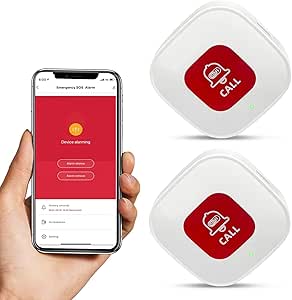 Amazon.com: Tuya WiFi Smart SOS Call Button, Wireless Panic Button ...