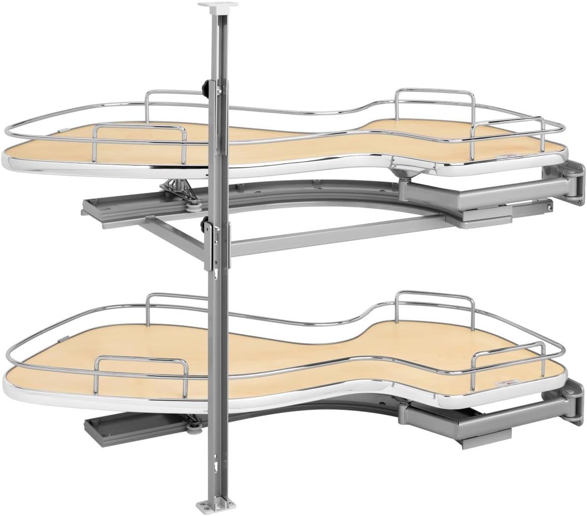 Amazon.com: REV-A-SHELF Contemporary Cloud 2-Shelf Blind Corner ...