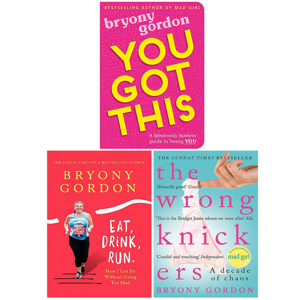 Bryony Gordon 3 Books Collection Set (You Got This, Eat Drink Run, The ...