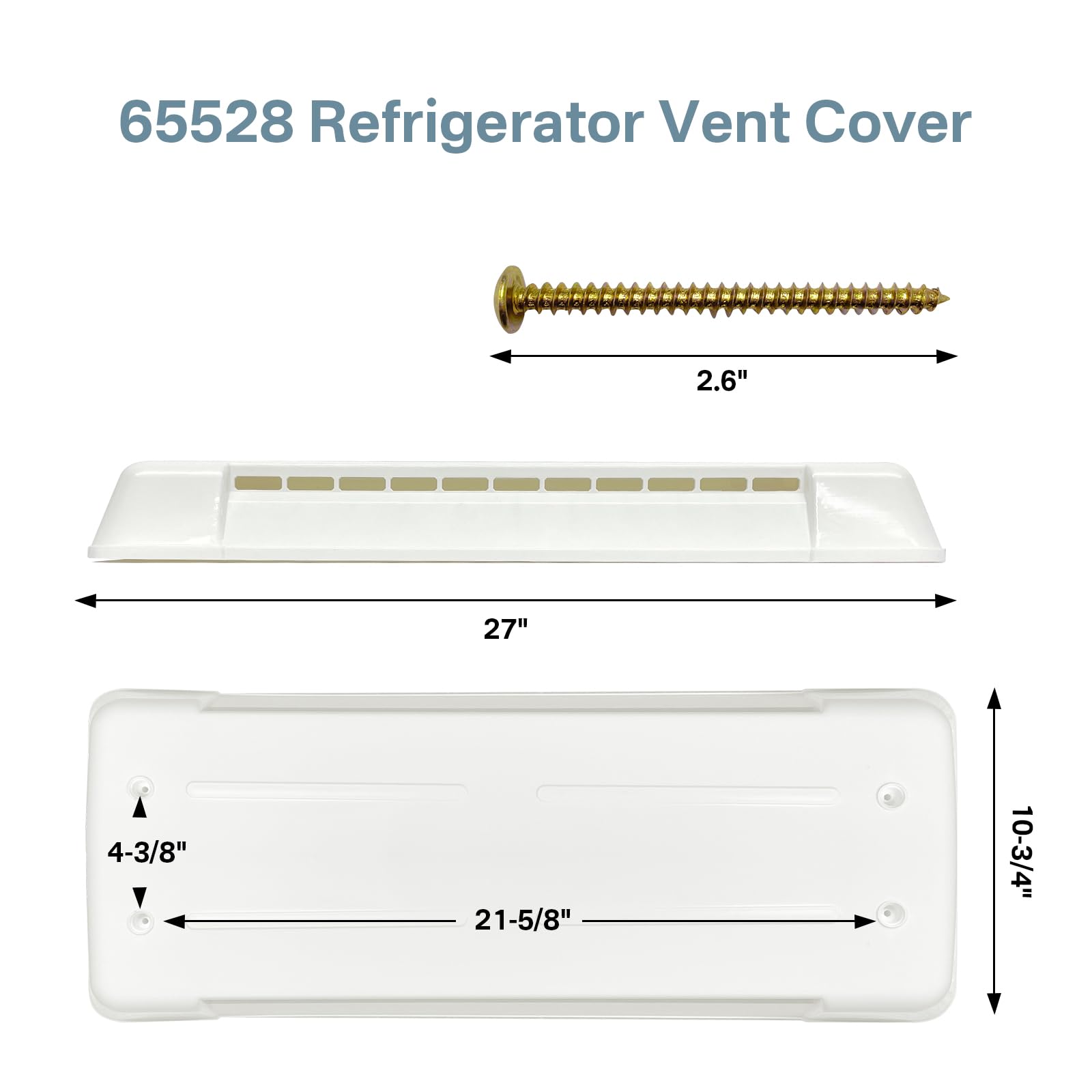 Snapklik.com : 65528 RV Refrigerator Vent Lid Fits For Ventmate Dometic ...