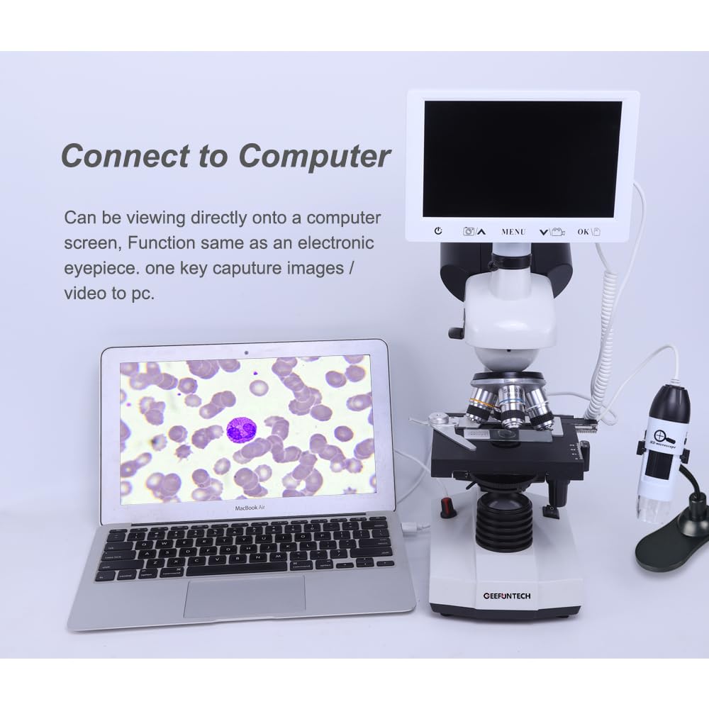 Snapklik.com : Trinocular Compound Darkfield Microscope 40X-2500X ...