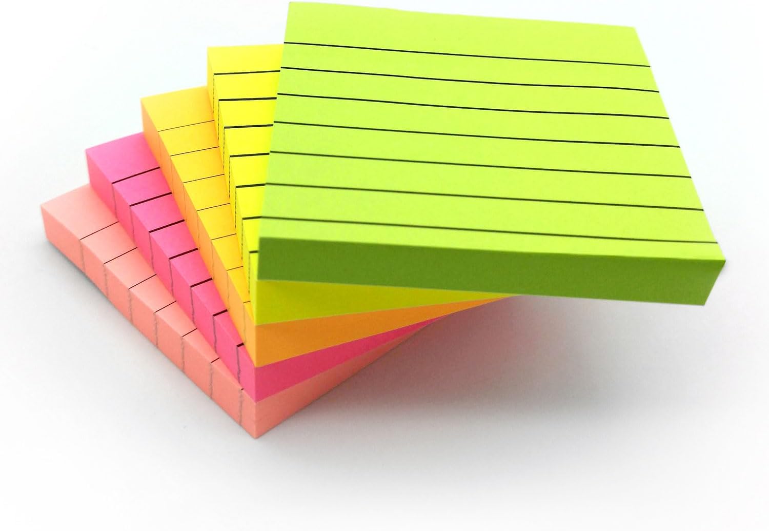 Post it Sticky Notes Bright | Lined Sticky Pads | to Do List | Note ...