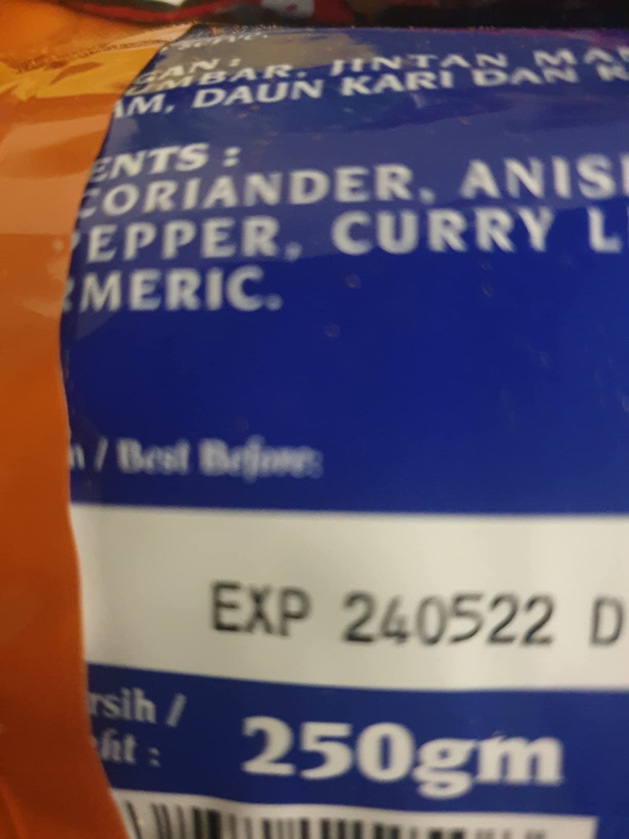 Adabi Chicken/Meat Kari Ayam and Daging Curry Powder, 250g : Amazon.co ...