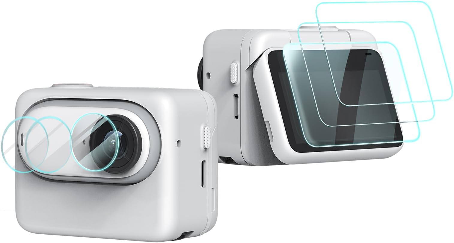 Amazon.com: FiTSTILL [8pcs] Screen Protector for Go Pro Hero 12/Hero 11 ...