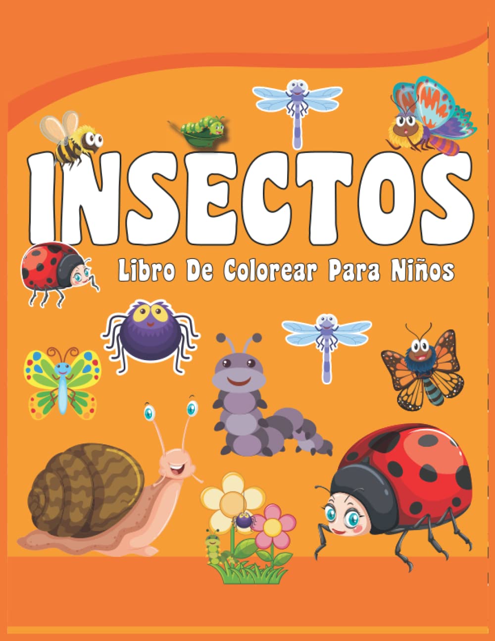 Buy Insectos Libro De Colorear Para Niños Edad 4-8: Libro para colorear ...