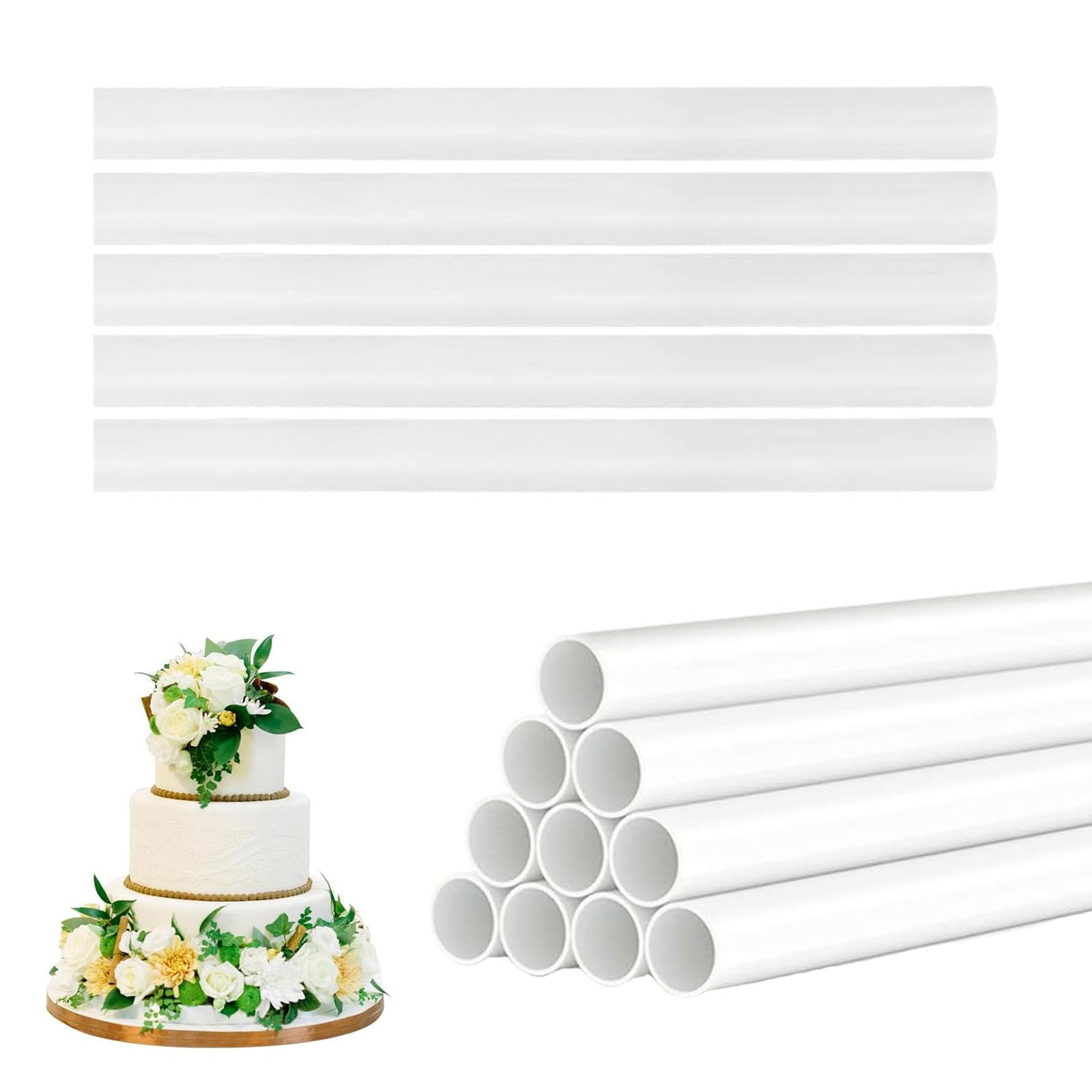 20 PCS Cake Dowels, White Cake Dowels, Cake Dowel Rods, Cake Support ...