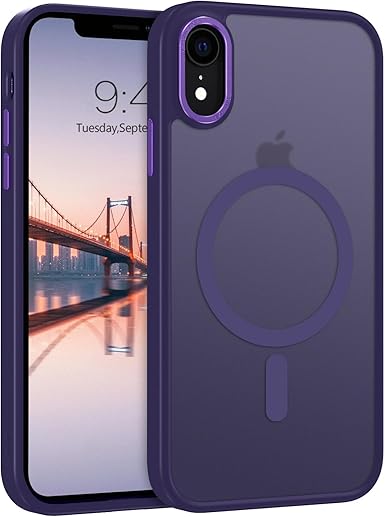 Amazon.com: Telaso for iPhone XR Case, iPhone XR Phone Case Compatible with Magsafe Translucent ...