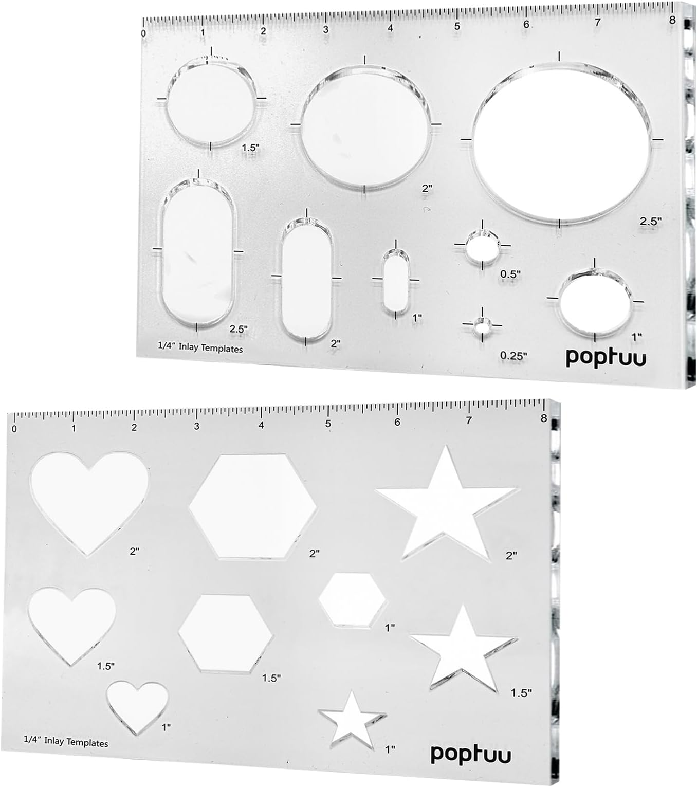 Amazon.com: Coaster Template, Clear Acrylic Template, Woodworking ...