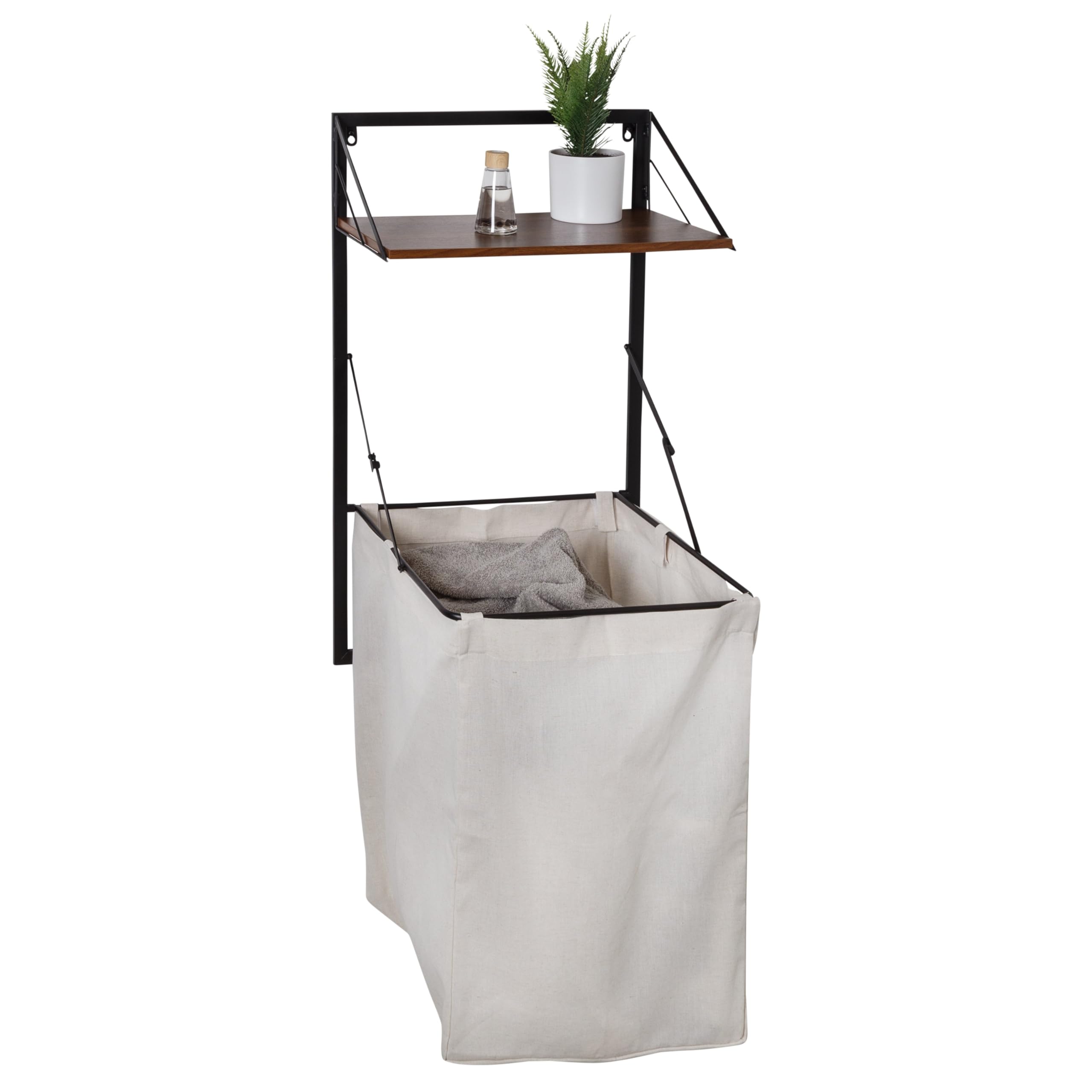 Amazon.com: Honey-Can-Do Collapsible Wall-Mounted Clothes Hamper with ...