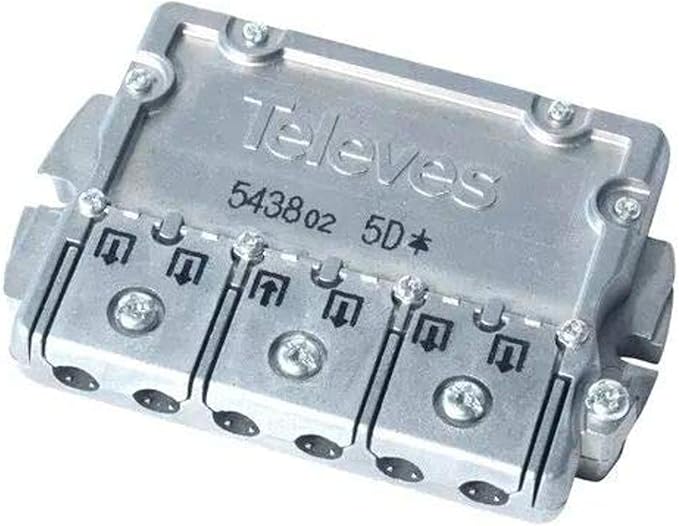 Televes 543802 - Repartidor 5 direcciónes ict-cc : Amazon.es: Jardín