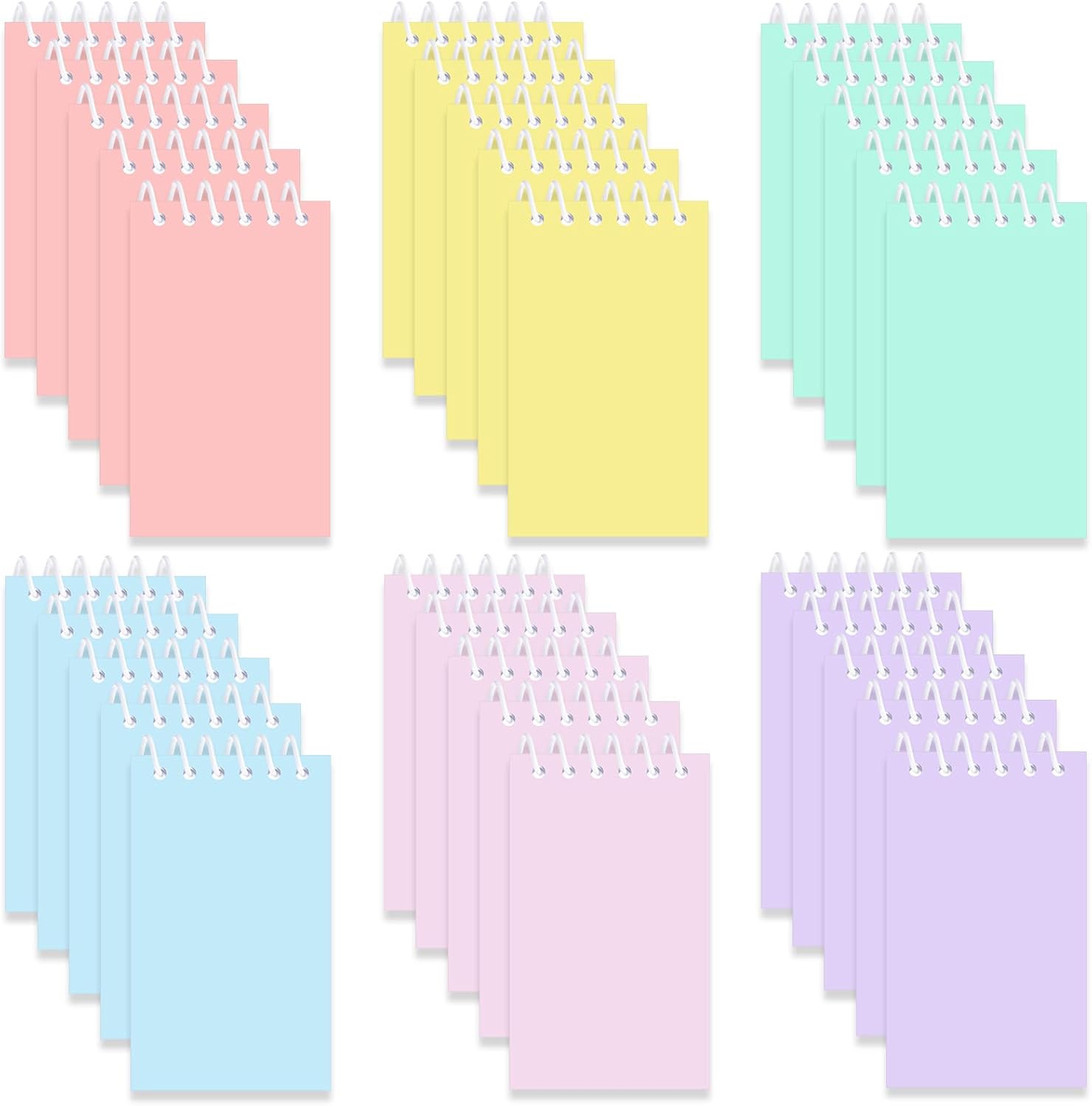 Amazon.com : Resurhang 60 Pcs Mini Pastel Notepads Back to School Gift ...