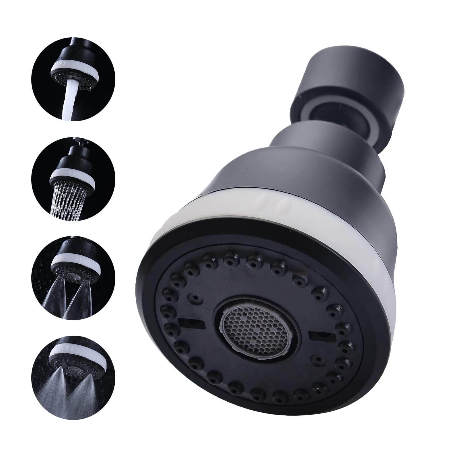 4 Spray Modes Faucet Aerator,360 Degree Faucet Sprayer Attachment,Big ...