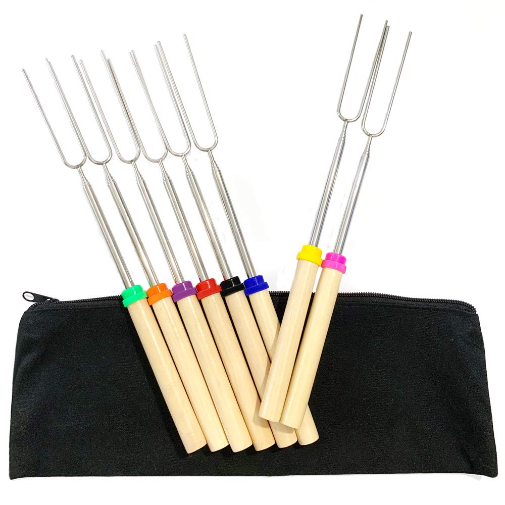 Buy Marshmallow Roasting Sticks, Hot Dog Roasting Sticks for Campfire ...