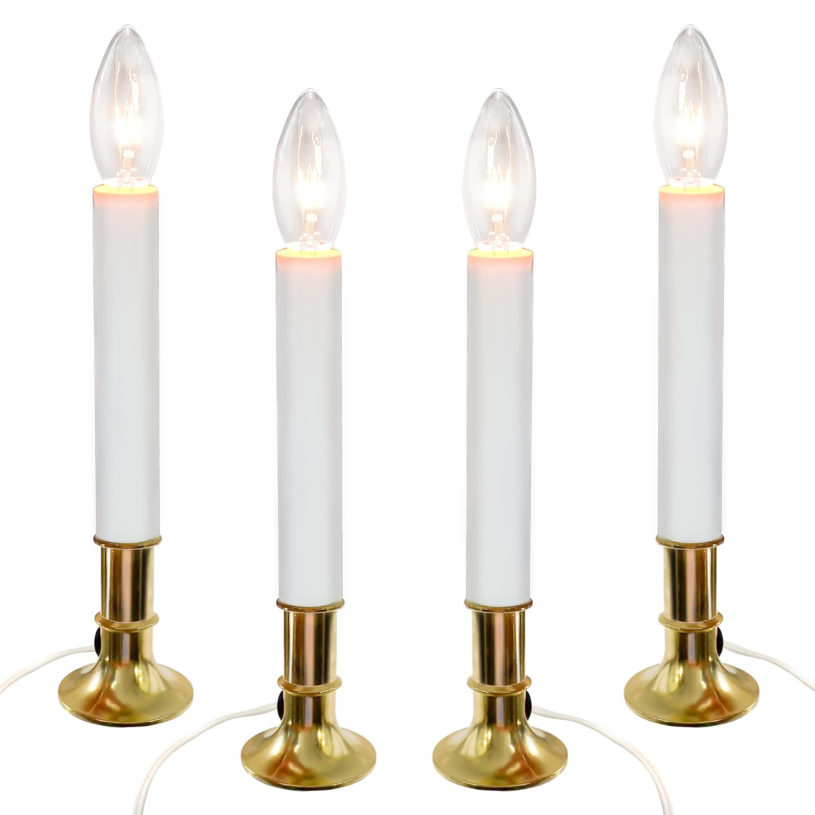 Amazon.com: Electric Christmas Window Candles, Christmas Candles with ...