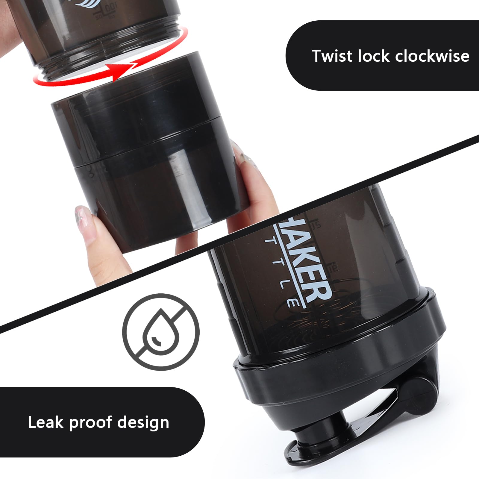 Snapklik.com : VIGIND Protein Shaker Bottle,Sports Water Bottle,Leak ...