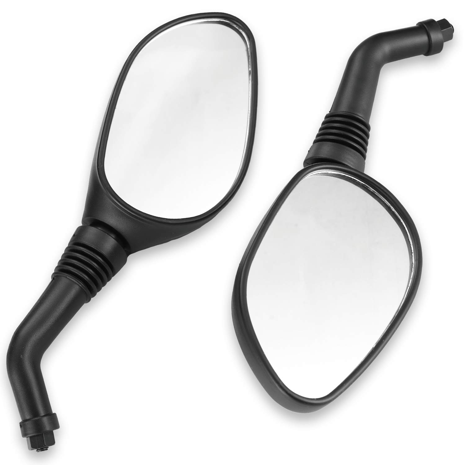 Snapklik.com : 8mm White Side Mirrors For GY6 50cc 125cc 150cc 250cc ...