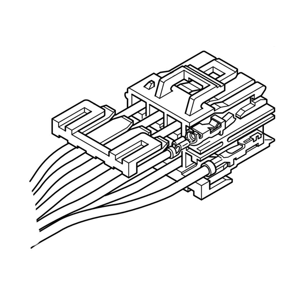 Amazon.co.jp: 日本圧着端子製造(JST) YLP-06V 1個 リセプタクルハウジング(ピンコンタクト用) 6極 SN : 産業・研究開発用品