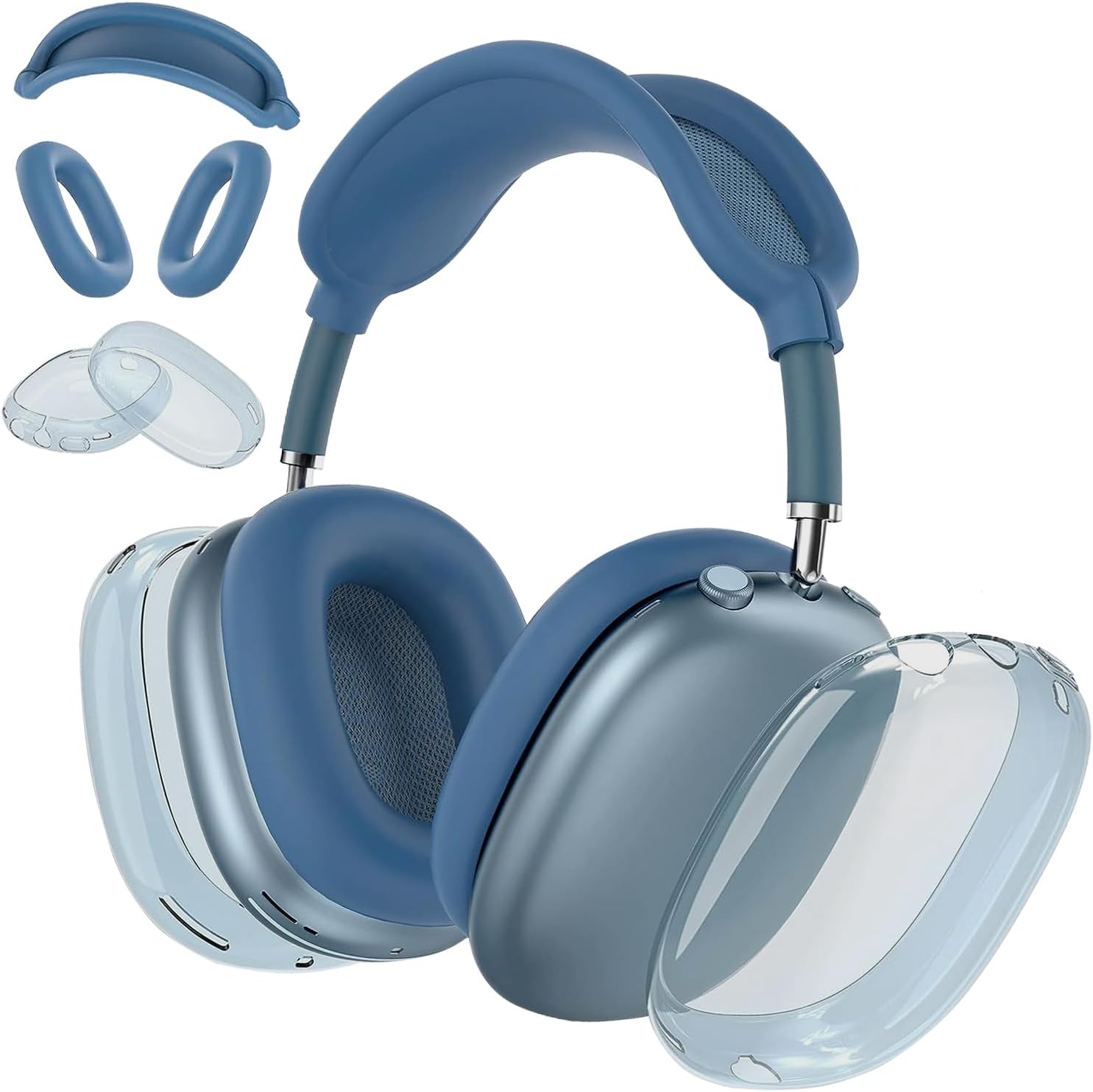 Silicone Case for AirPods Max, Anti-Scratch Ear Pad & Headband ...